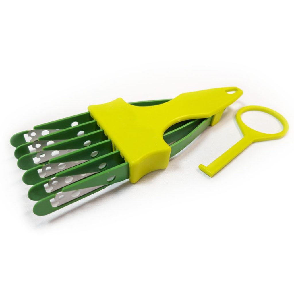 Multi Blade Scoring Tool Griffe with 6 Green Grignettes - Scoritech USA
