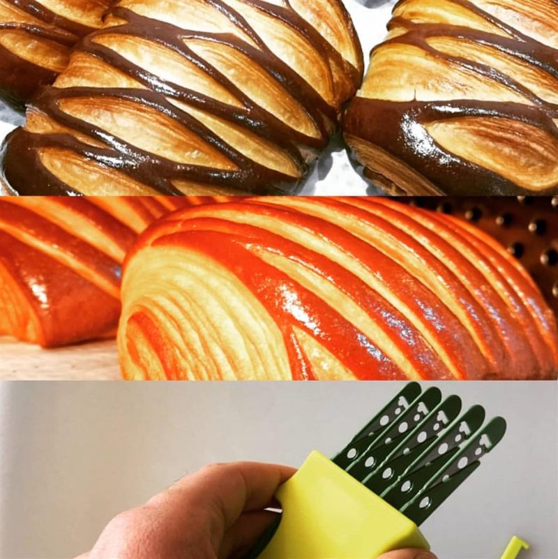 Multi Blade Scoring Tool Griffe with 6 Green Grignettes - Scoritech USA