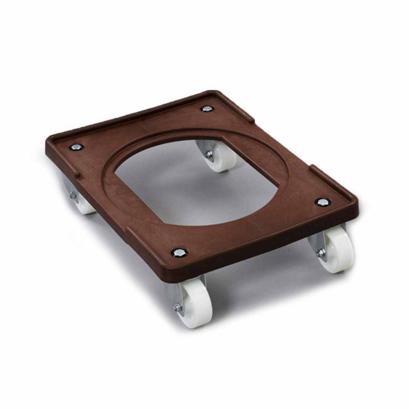 Brown Trolley for Containers - Scoritech USA